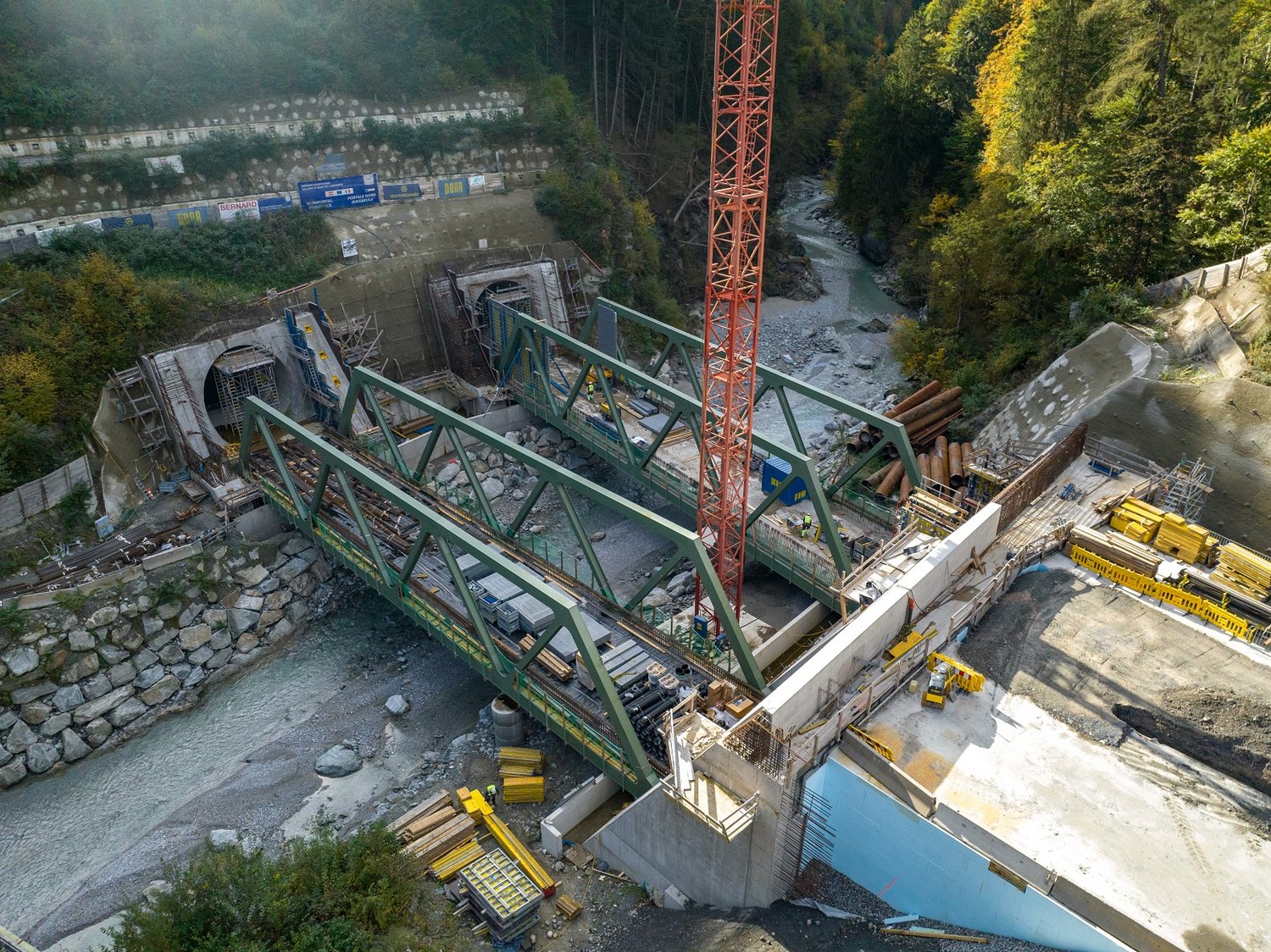 Construction lot H21 Sill Gorge: all tunnelling works completed