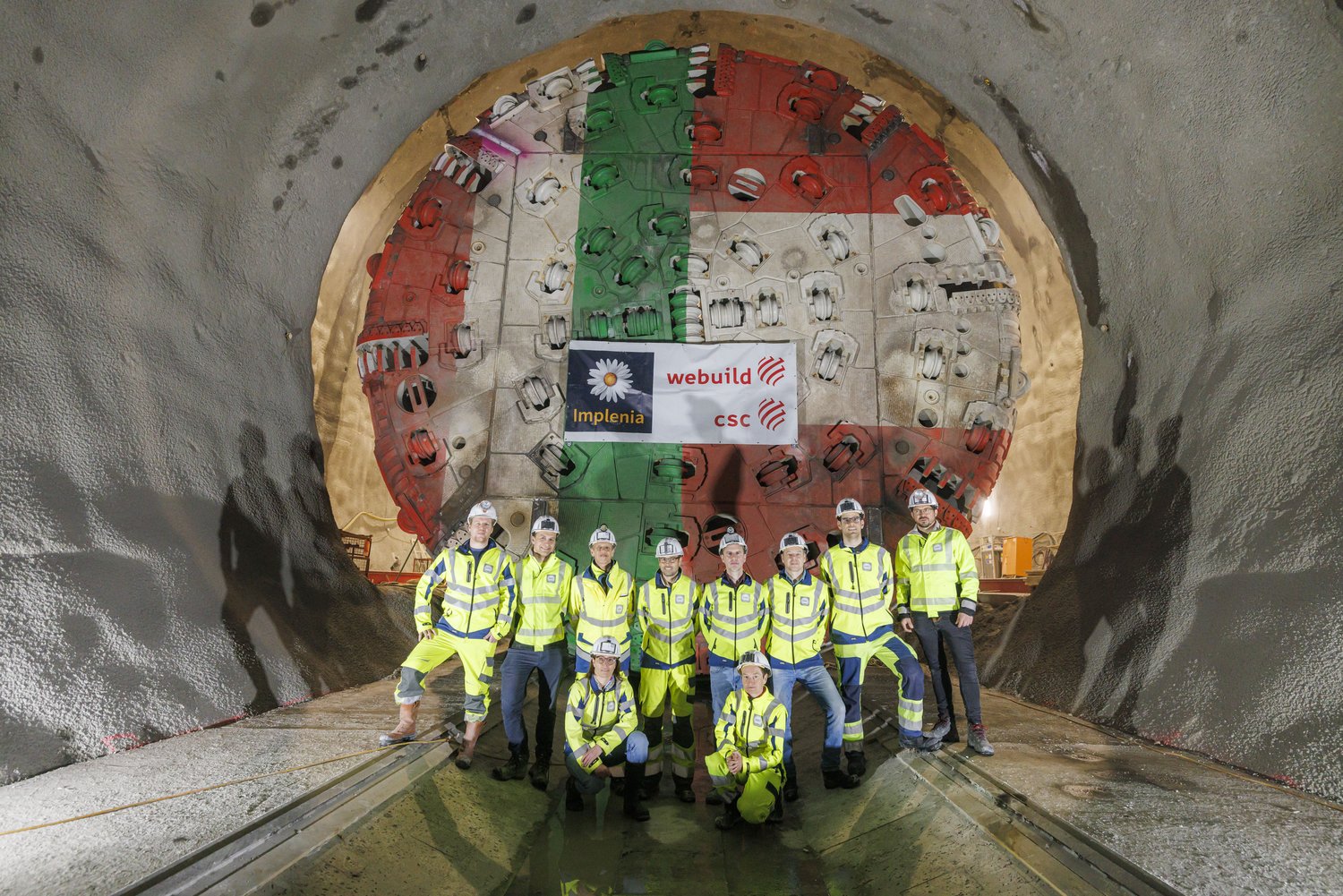 Construction site H41 Sill Gorge-Pfons: TBM Ida reaches its halfway point
